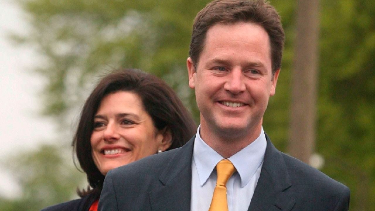 Nick Clegg disfruta de sus vacaciones en Olmedo