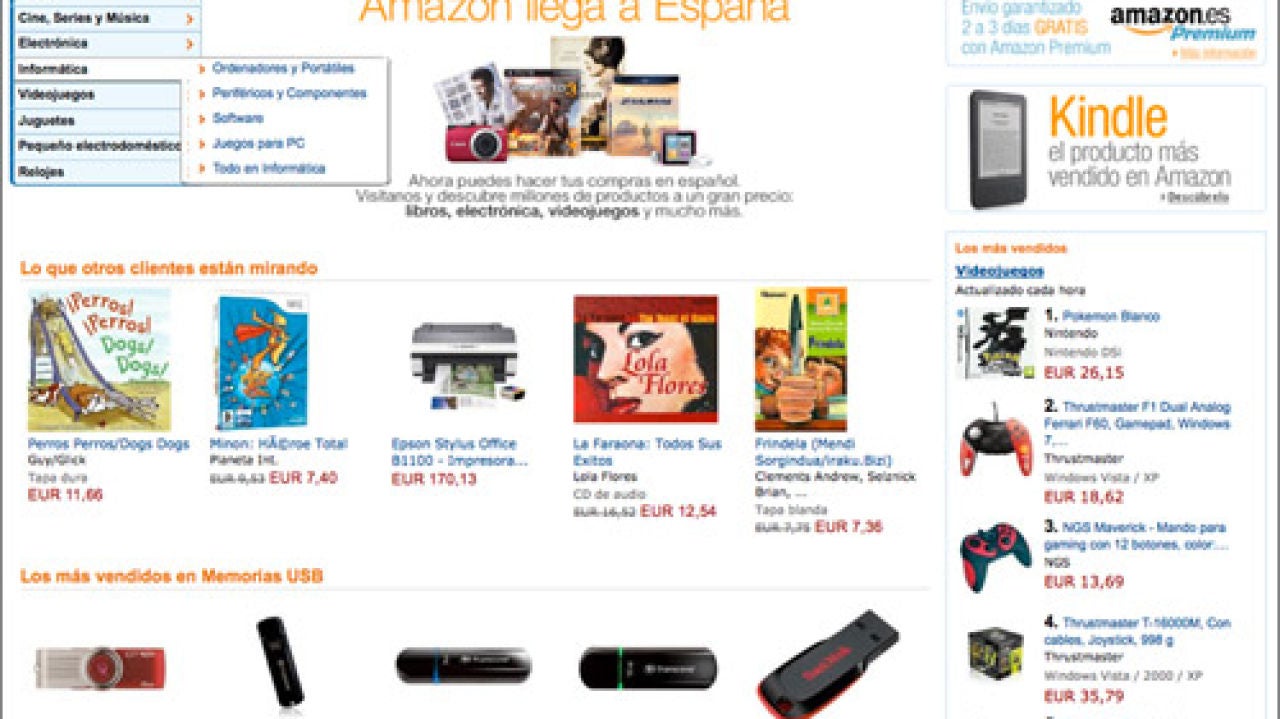 Amazon aterriza en España con precios competitivos