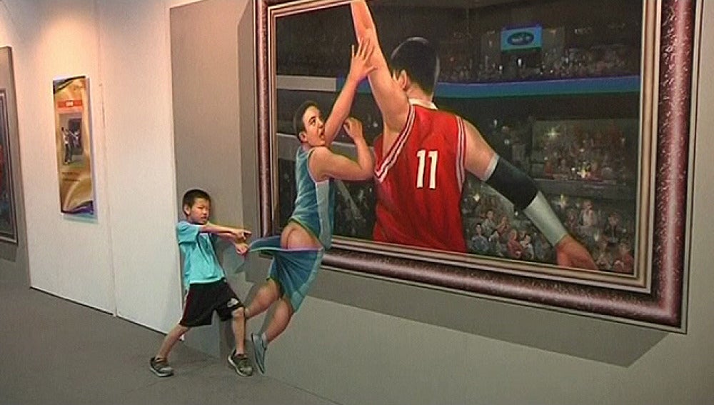 China traslada el arte en 3D a la pintura