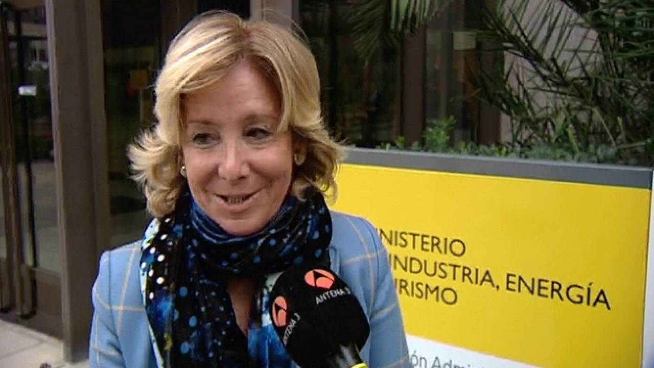 Esperanza Aguirre inicia su nueva etapa laboral: "Vengo con la ilusión ...