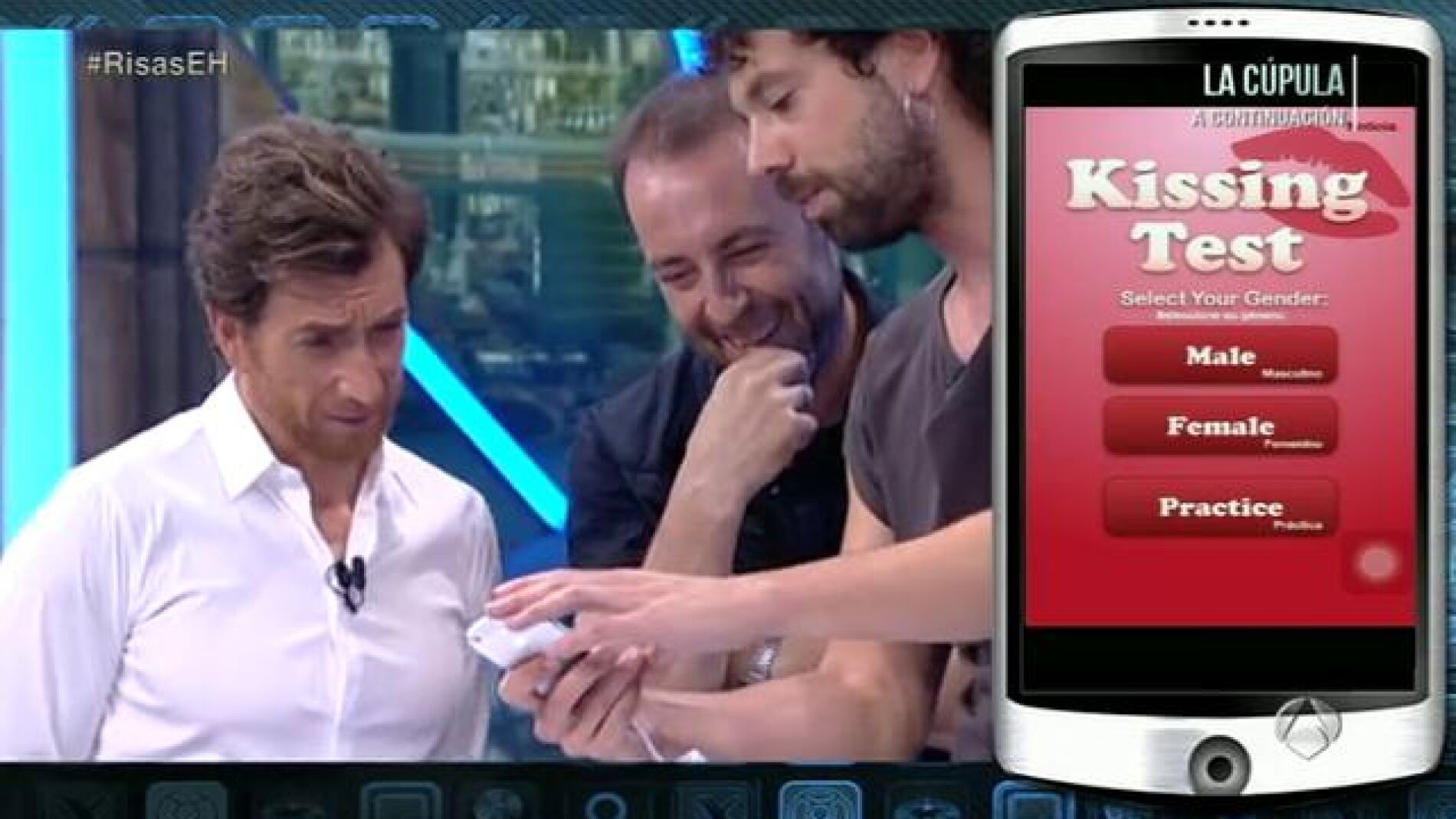 La aplicación del beso: 'Kissing Test'