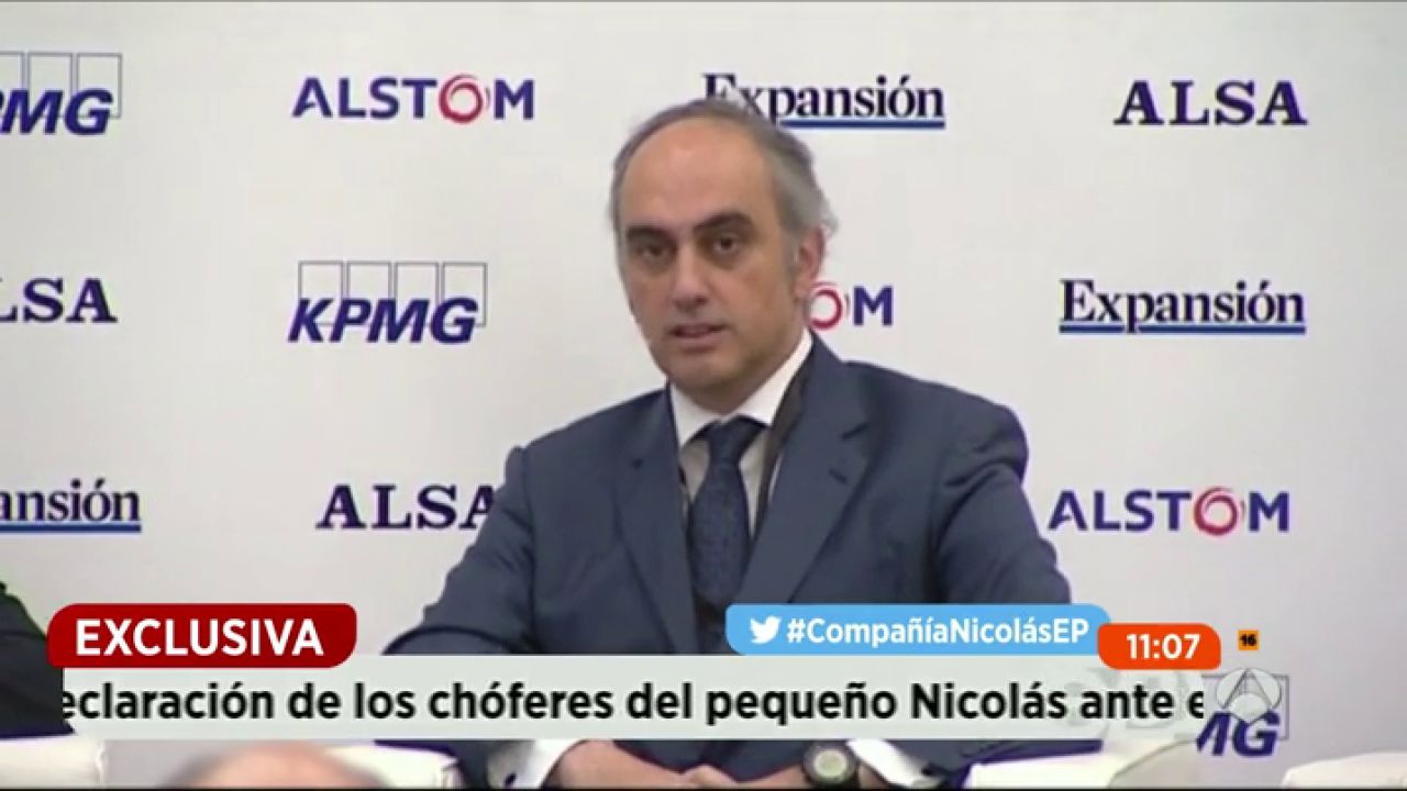 Jorge Cosmen, presidente de Alsa, fue el empresario que denunció a Nicolás