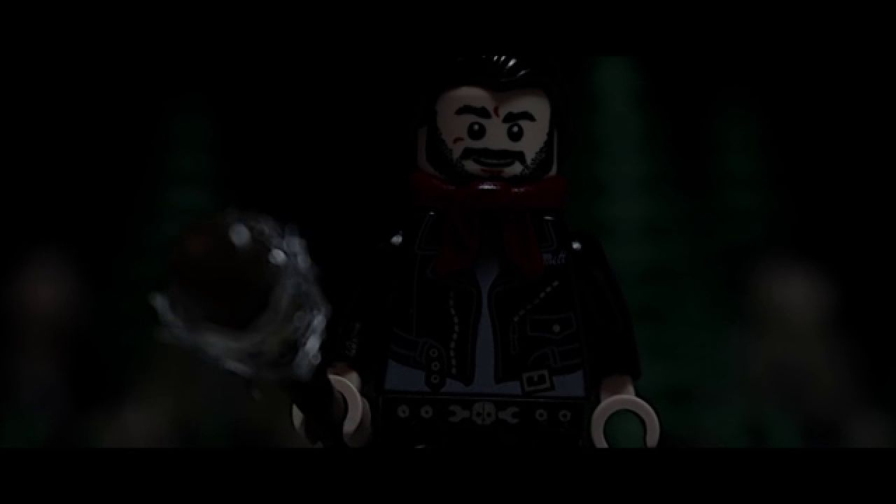 Recrean la escena de Negan en 'The Walking Dead' con figuras de LEGO