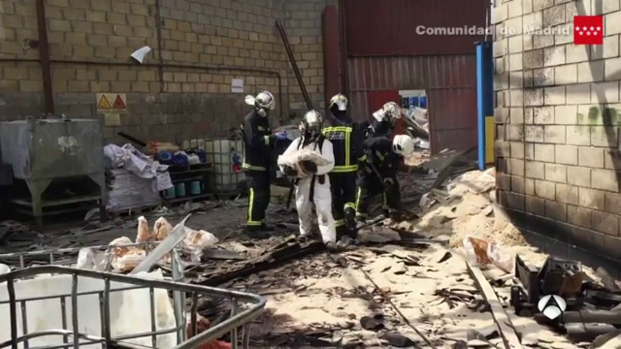 La onda expansiva que produjo la explosión en Arganda deja más de una ...