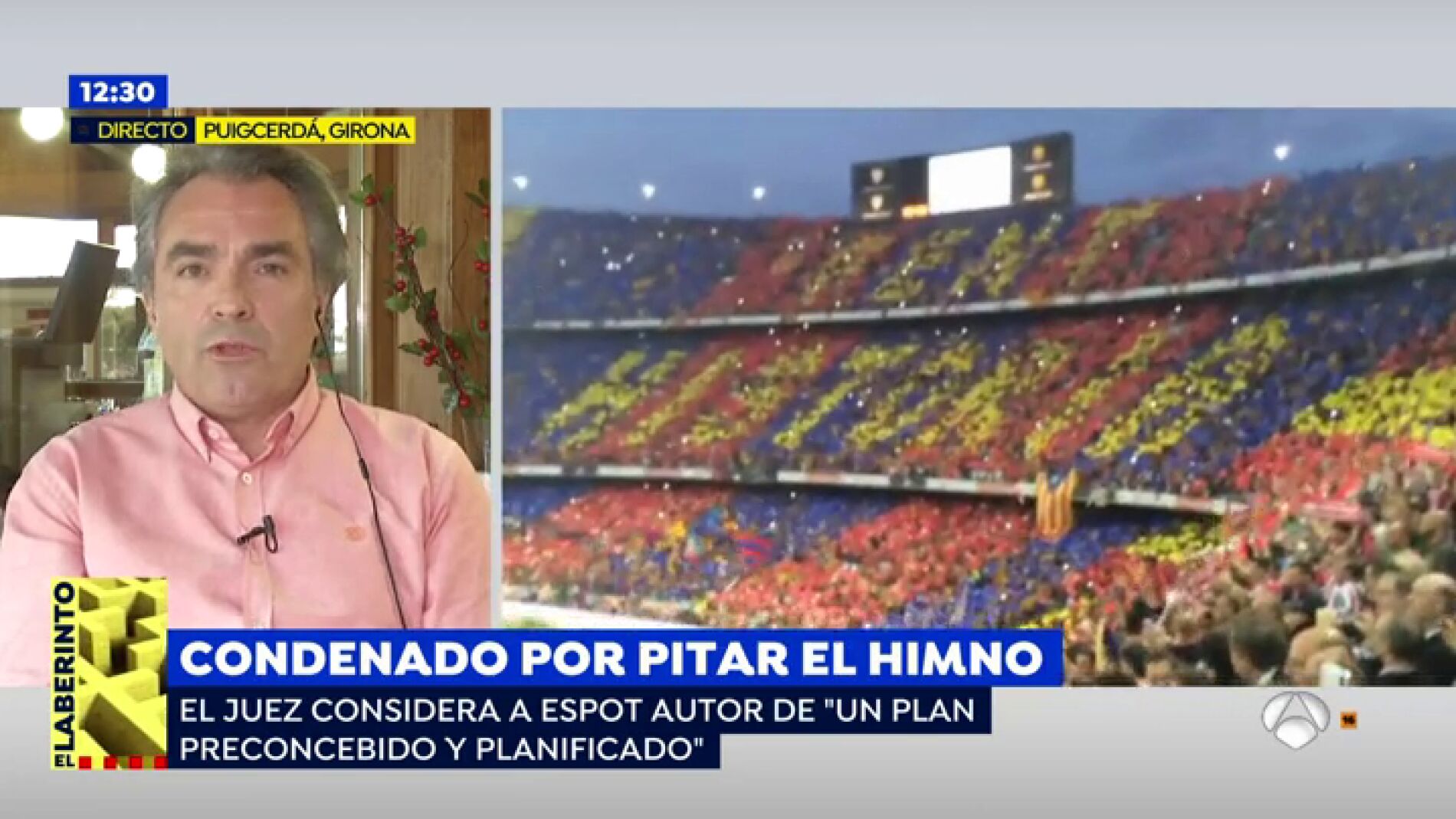 Santiago Espot, promotor de la pitada al himno en 2015, ha sido ...