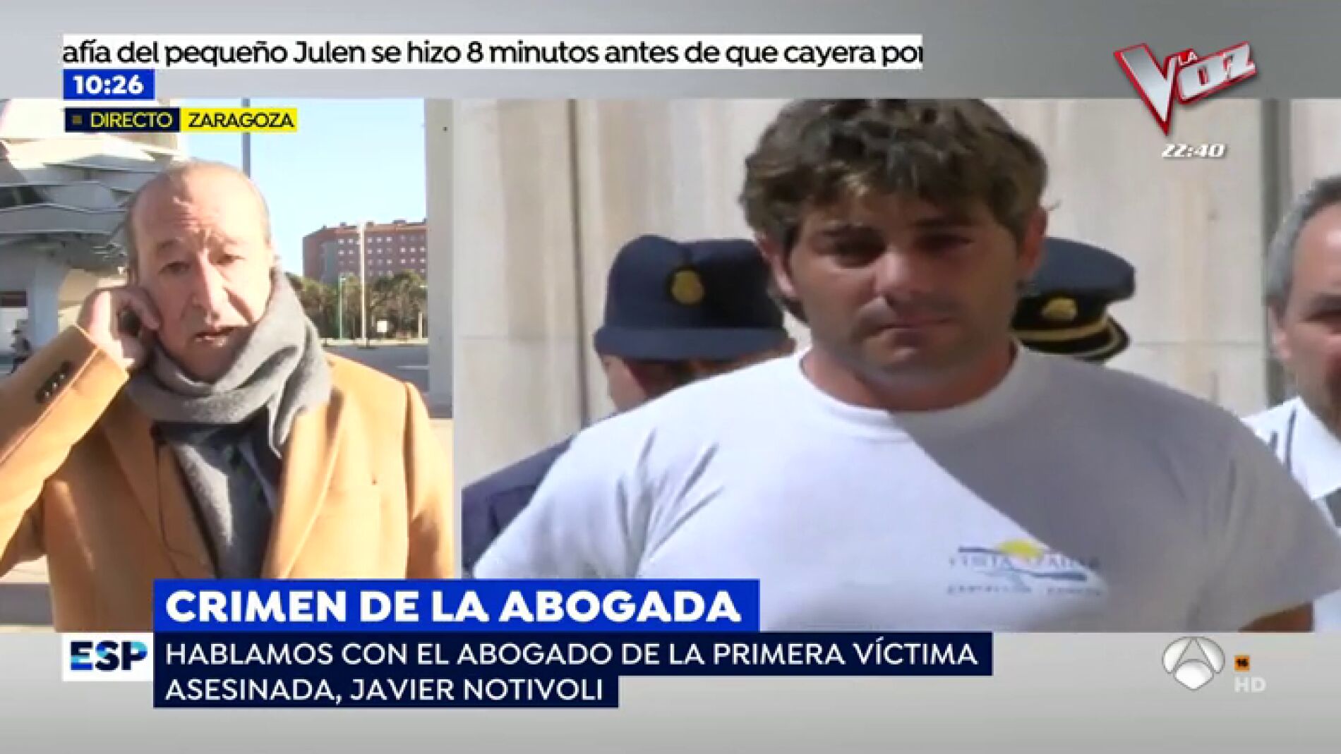 Notivoli sobre el hombre que asesinó a su abogada: "En ningún momento ...