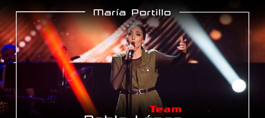 María Portillo, talent de 'La Voz'