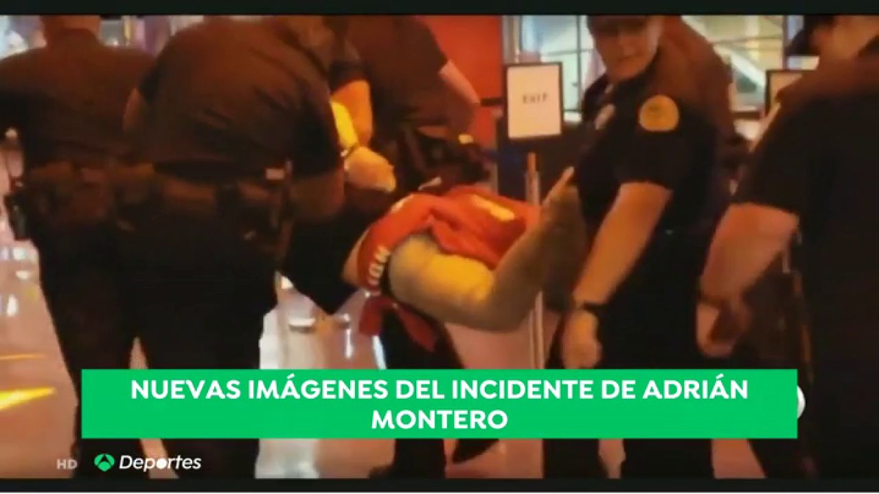 Entre cinco policías y esposado: así se llevaron a Adrián Montero del pabellón de los Miami Heat