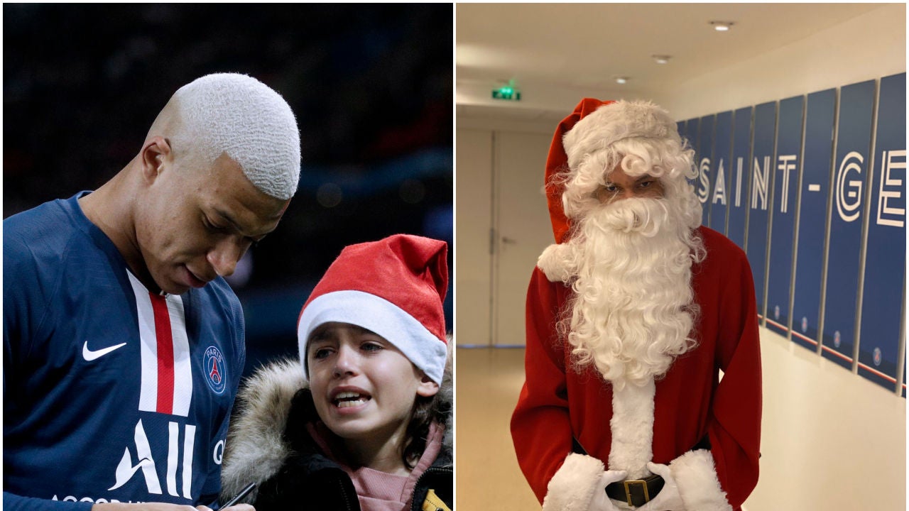 La tremenda sorpresa de 'Papá Noel Mbappé' a unos niños que se ha hecho ...