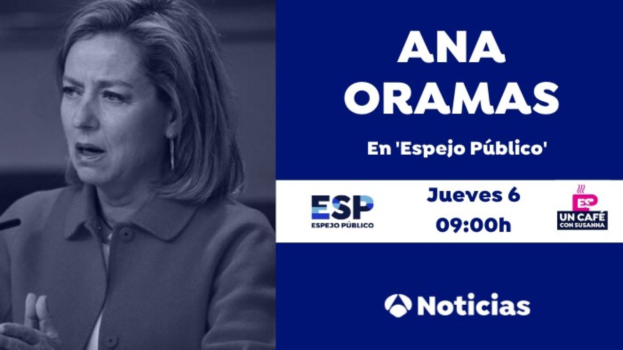 La diputada de Coalición Canaria, Ana Oramas, visita el plató de Espejo ...