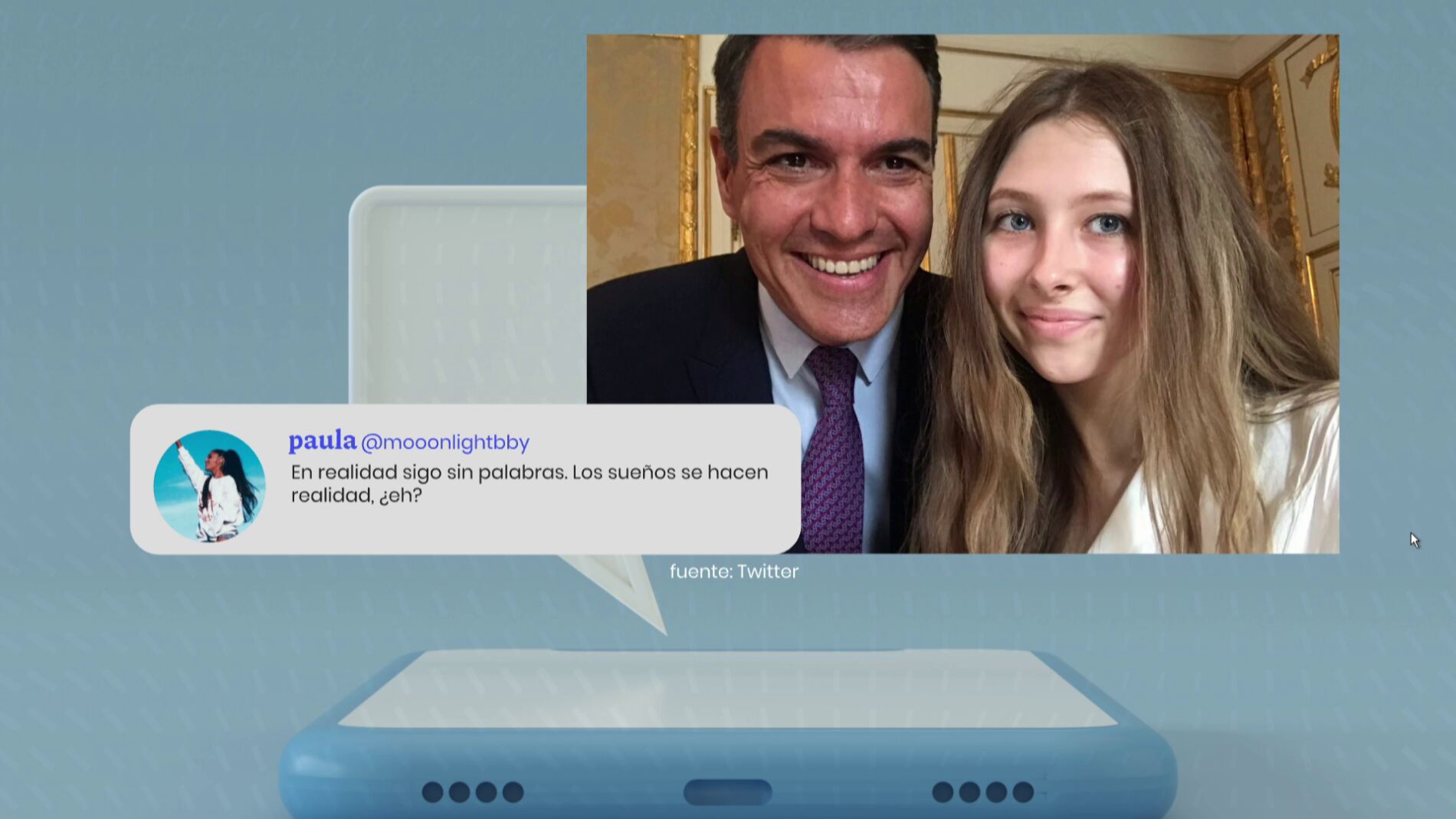 La fan número 1 de Pedro Sánchez consigue un 'selfie' con él: "Los ...