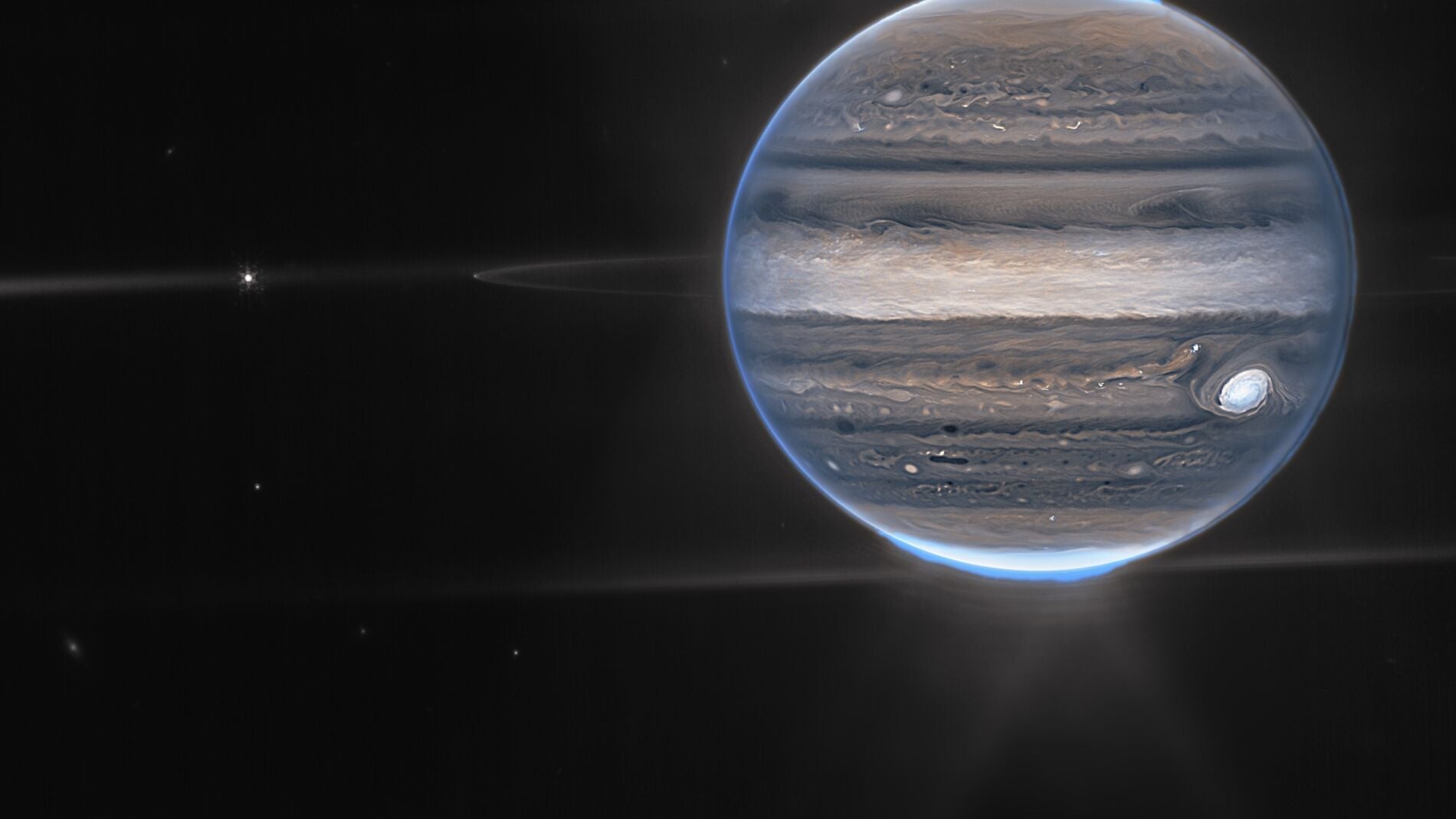 Júpiter, el planeta más grande de nuestro Sistema Solar, es captado por ...
