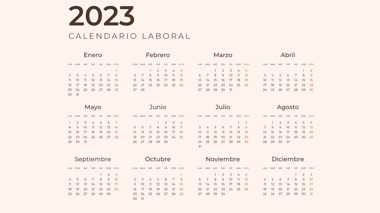 Calendario Laboral 2023 Puentes Y Festivos Nacionales Vrogue
