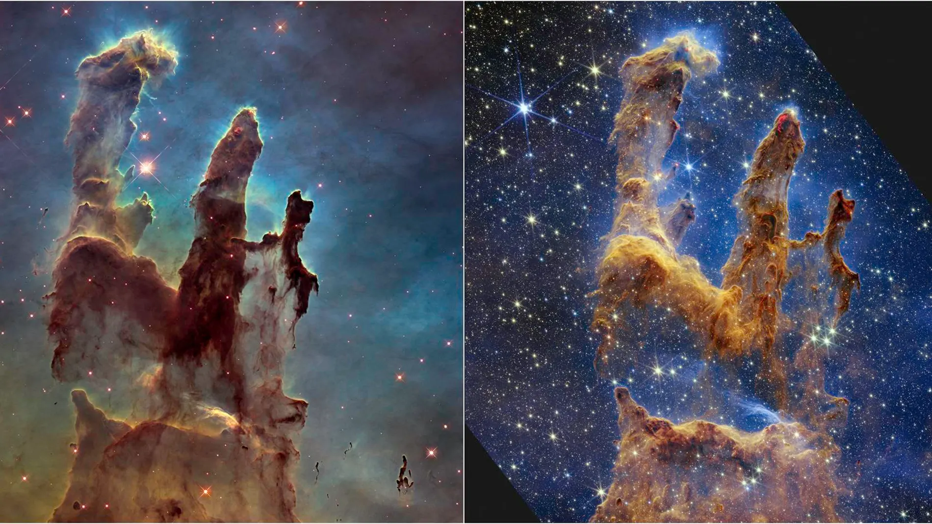 La Increíble Fotografía De Los Pilares De La Creación Tomada Por El