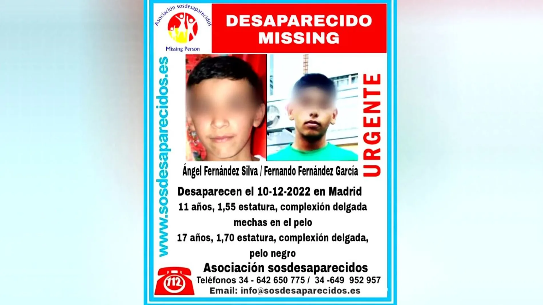 Aumenta La Preocupación Por Los Niños Desaparecidos En Madrid Nos