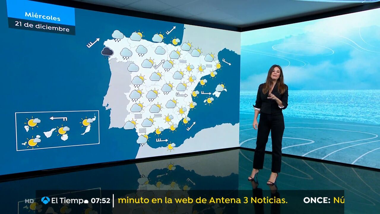 Empieza el invierno con un clima templado y lluvias que se extienden ...