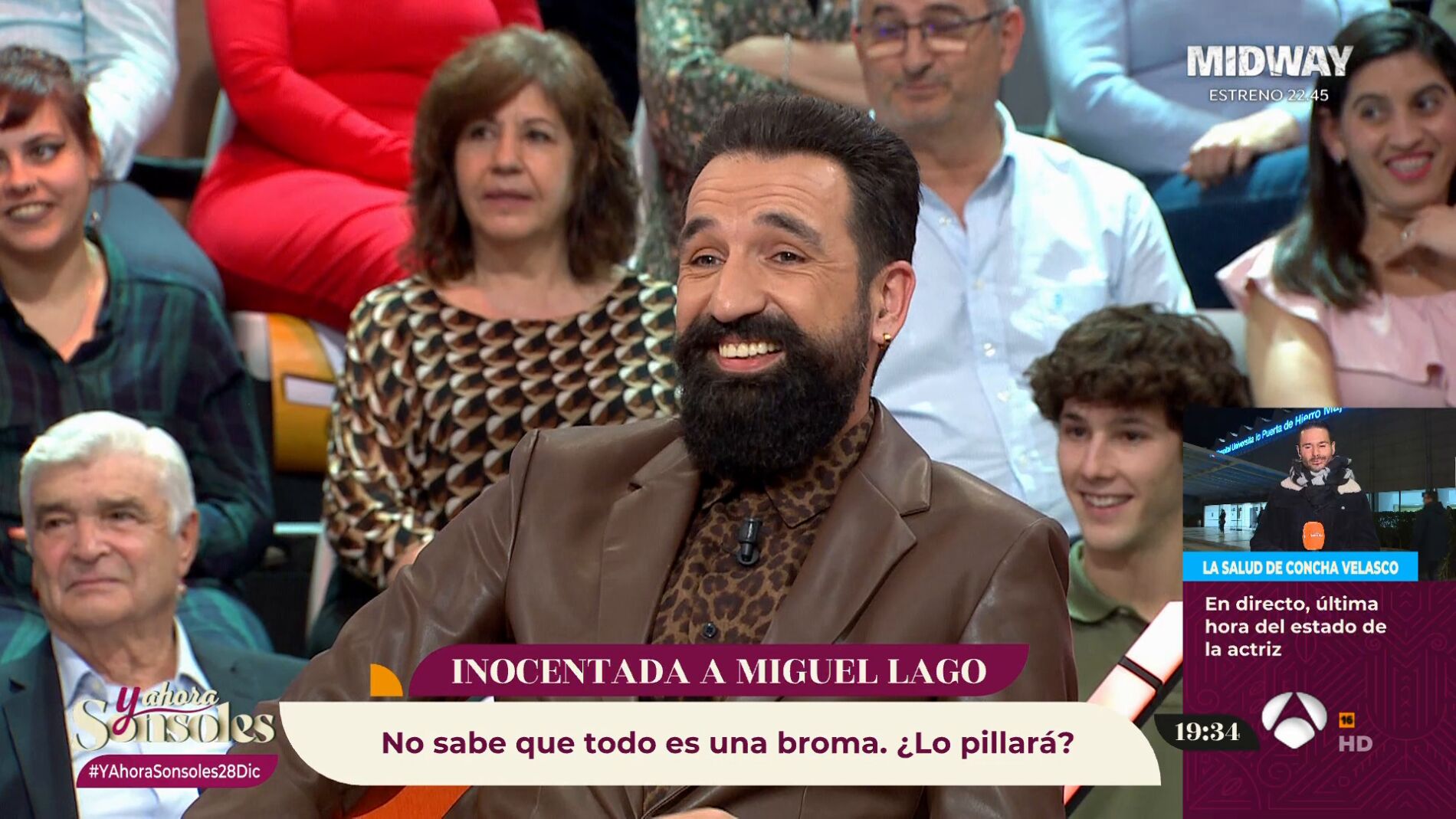 Miguel Lago descubre en directo que no agrada al público de 'Y ahora ...
