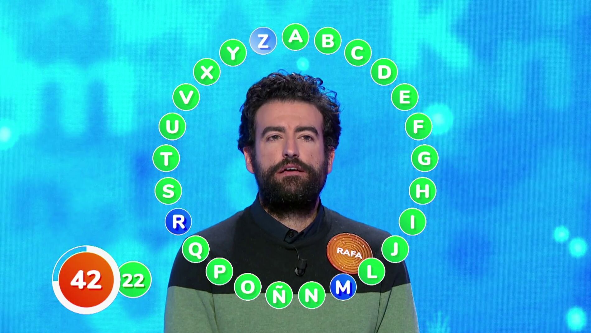 Rafa se la juega al todo o nada con “una letra que le baila” en ‘El Rosco’, ¿con final feliz?