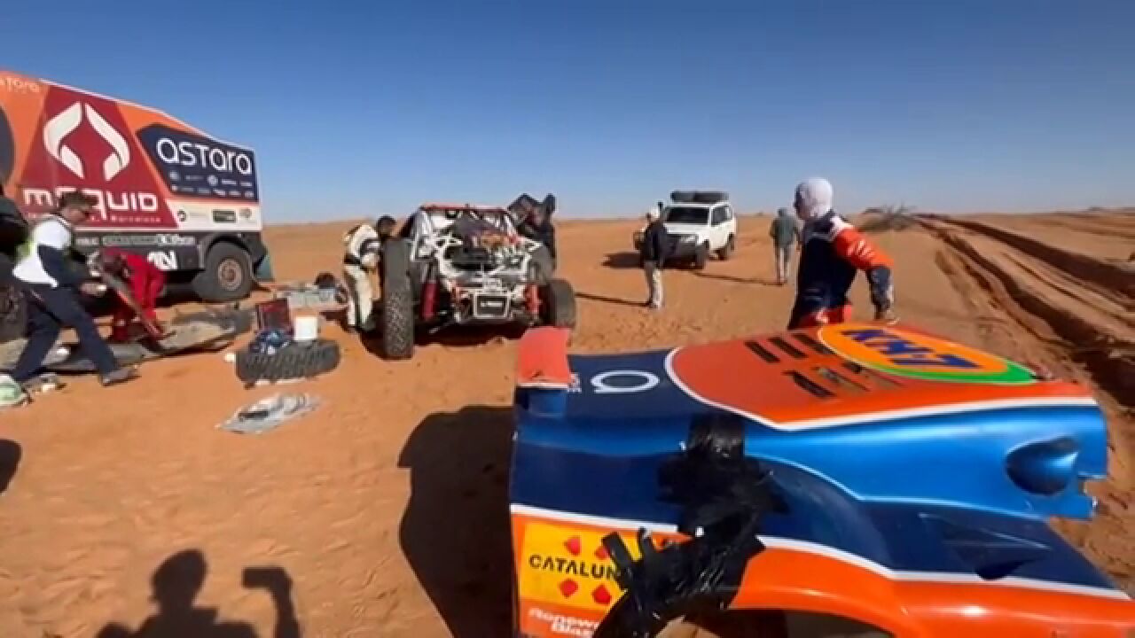 Xoan Silva y su ayuda "vital" a Laia Sanz en el rally Dakar
