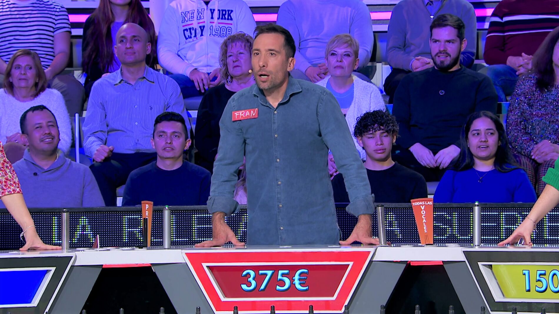 ¡Renuncia al súper comodín! El ‘achante’ de Fran a última hora en el panel de la letra oculta