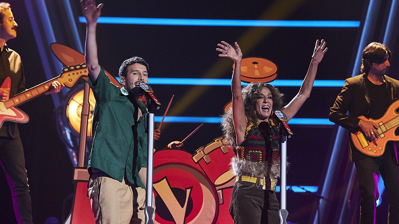 Rosario y Sebastián Yatra animan el plató de ‘La Voz Kids’ cantando ...