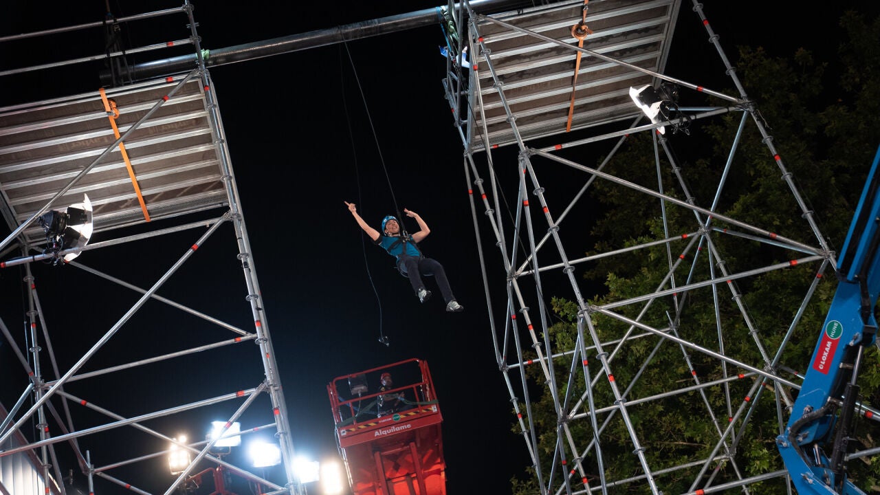 ¡Espectacular! Marta Jiménez se juega el tipo en su debut en El Hormiguero