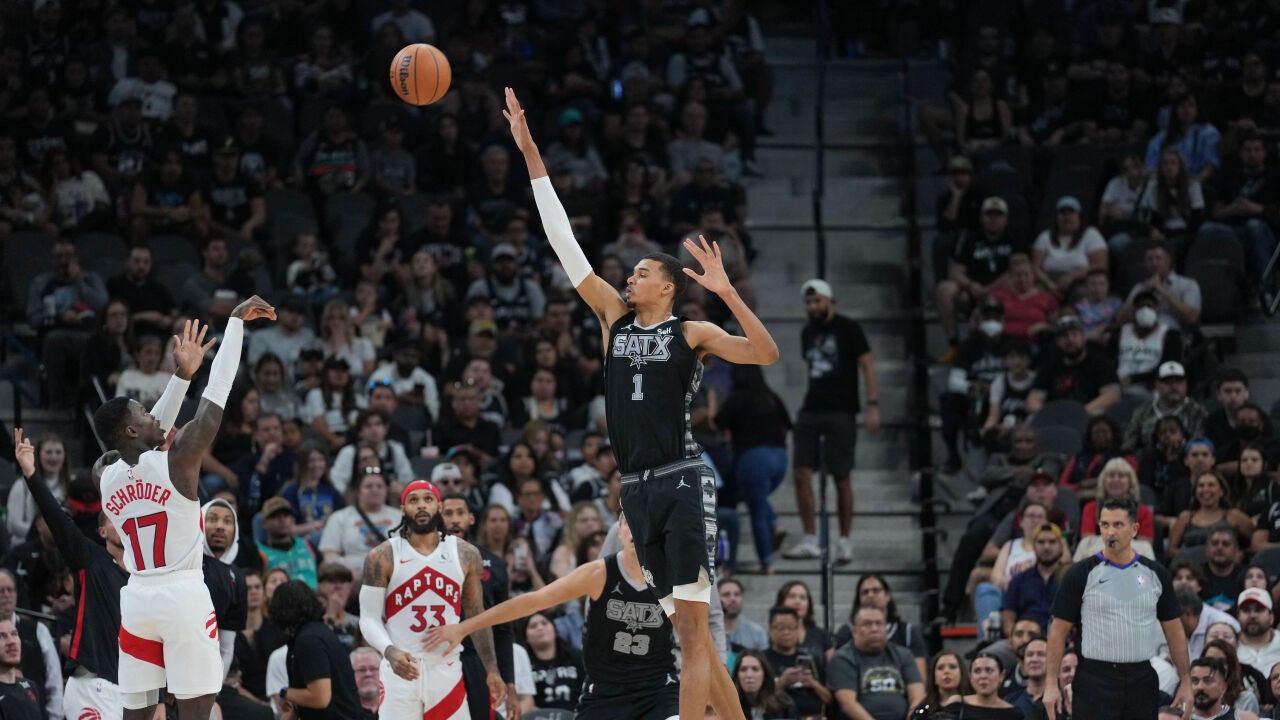 Wembanyama y sus cinco tapones y nueve rebotes ante los Raptors: "Es ...