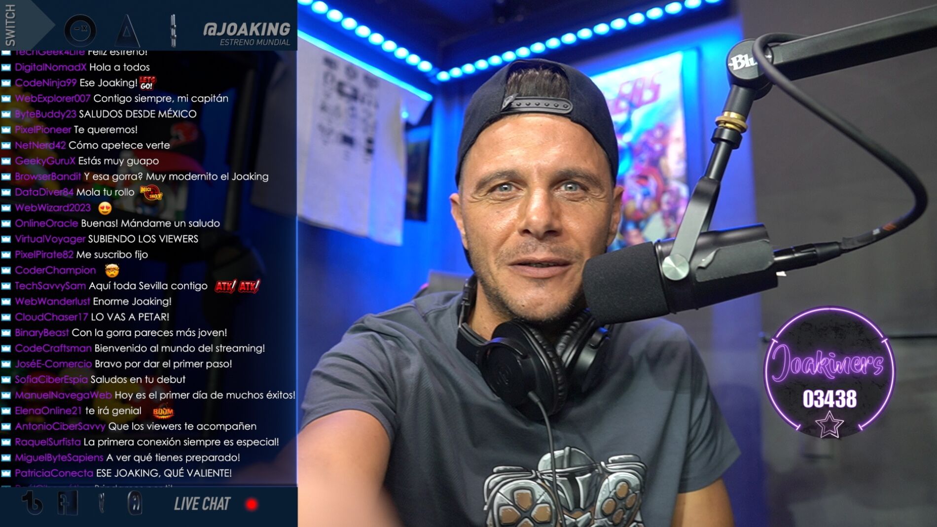 Descubre el primer directo de Joaquín como streamer: “Lo voy a dar todo”