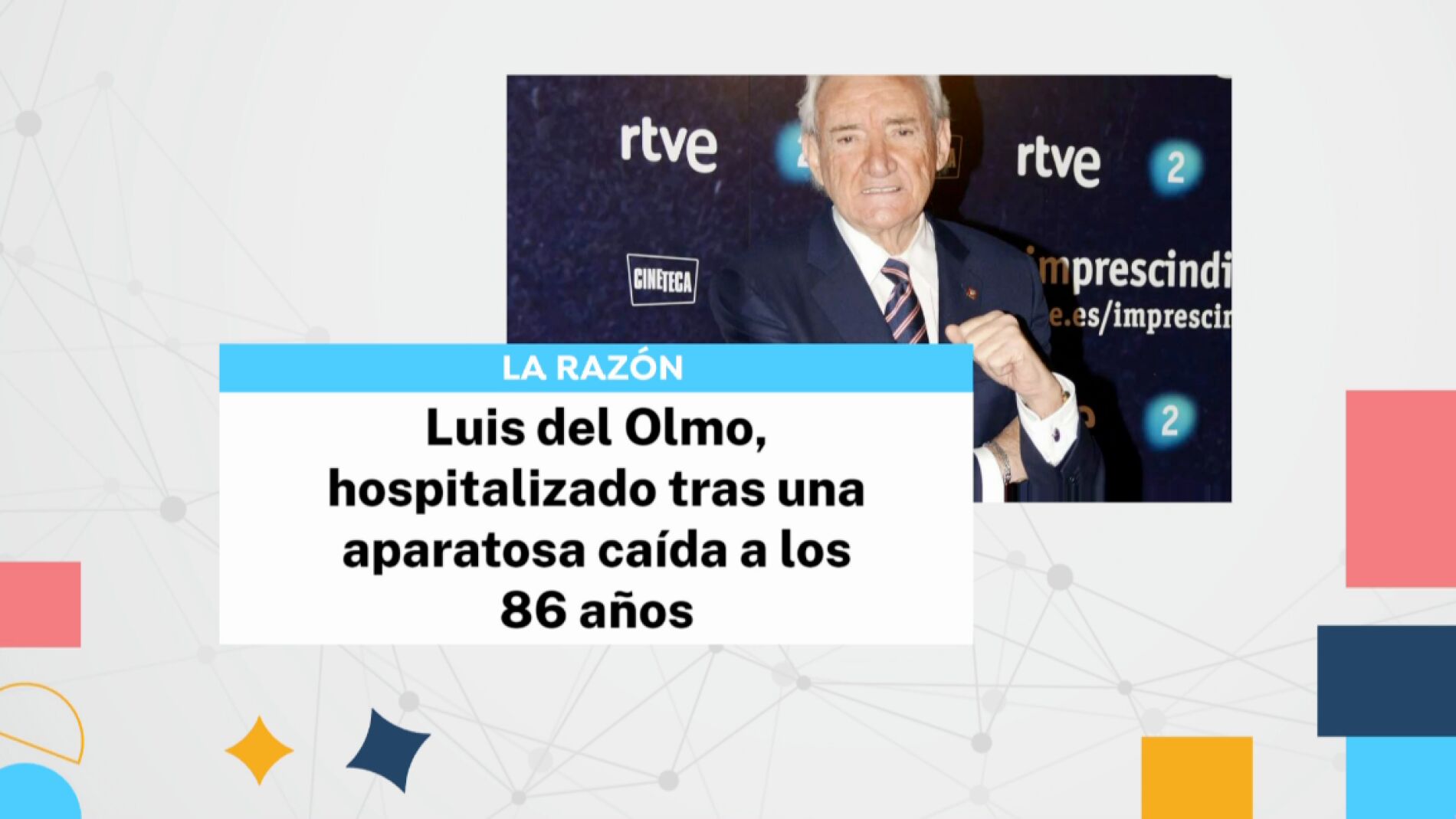 Luis del Olmo, tras sufrir una caída en la bañera: "Me queda vida para ...