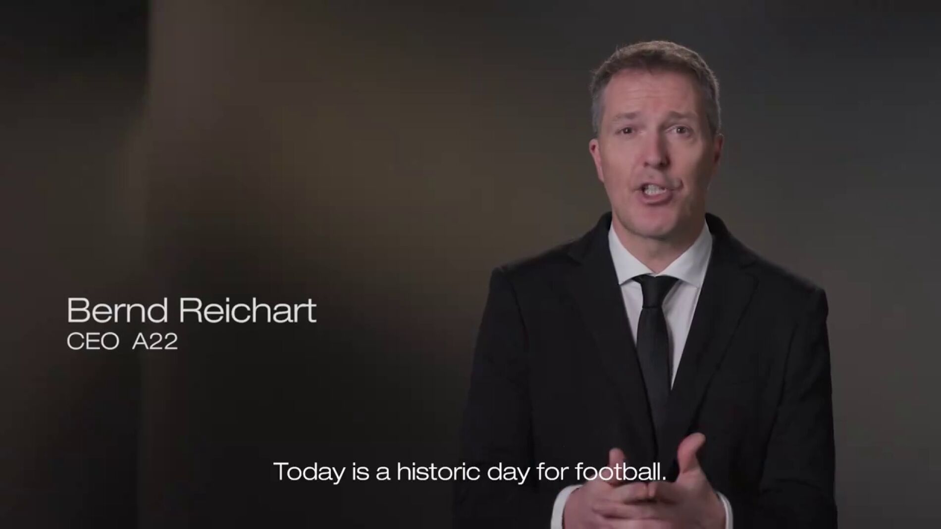 Bernd Reichart, CEO de la Superliga: "El monopolio de la UEFA ha terminado"