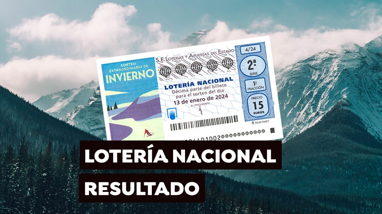 Sorteo Extraordinario de Invierno de hoy sábado 13 de enero: Comprobar ...