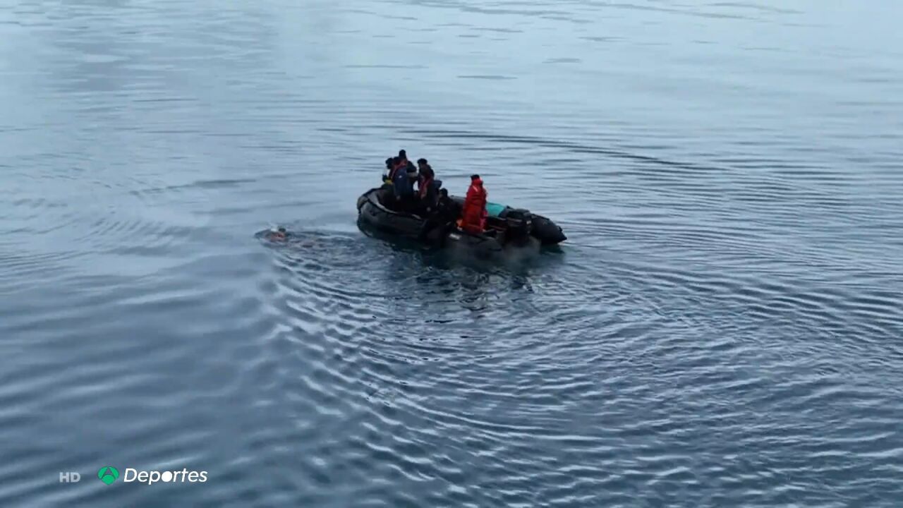 Así es Bárbara Hernández, la 'sirena del hielo' capaz de nadar en la ...