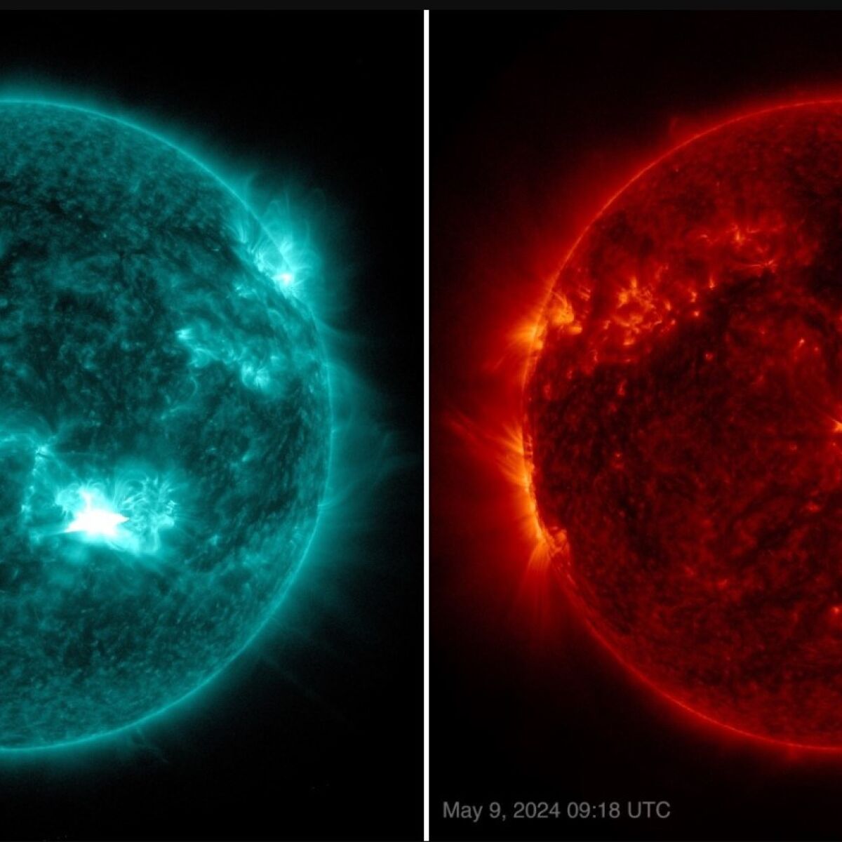 Llamarada Solar Roja Y Azul De La Nasa Alerta Total: La NASA Advierte