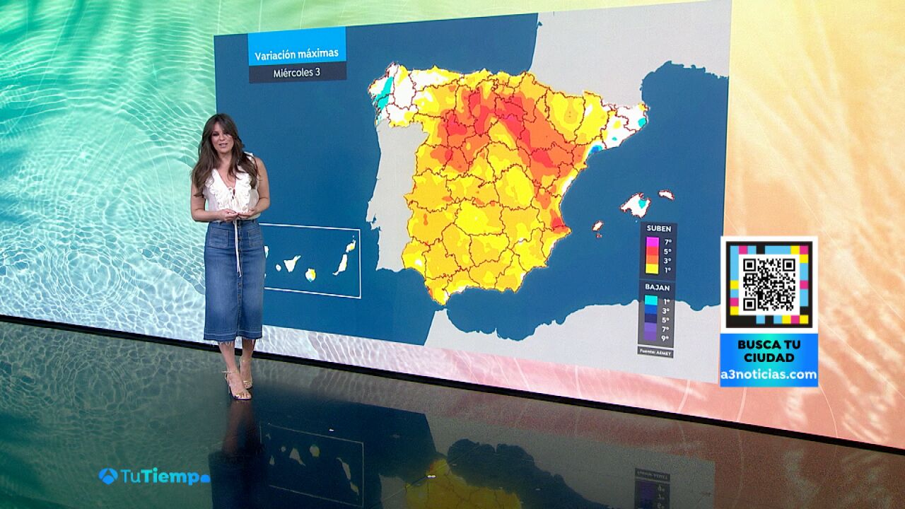 Mercedes Martín avisa del calor que viene esta semana