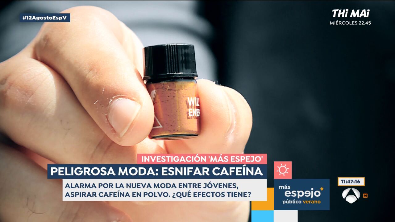 Esnifar una cucharada de cafeína equivale a 28 cafés: "Es una bomba al ...