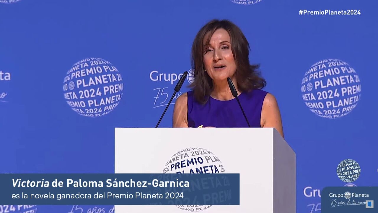 Paloma Sánchez-Garnica gana el Premio Planeta 2024 por su novela 'Victoria'