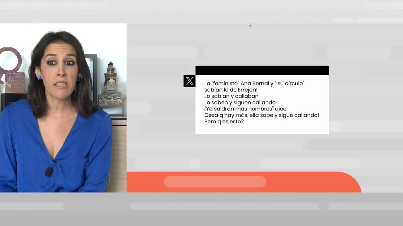 Ana Bernal, sobre los ataques por conocer el caso Errejón: "No podemos obligar a una mujer a que ...