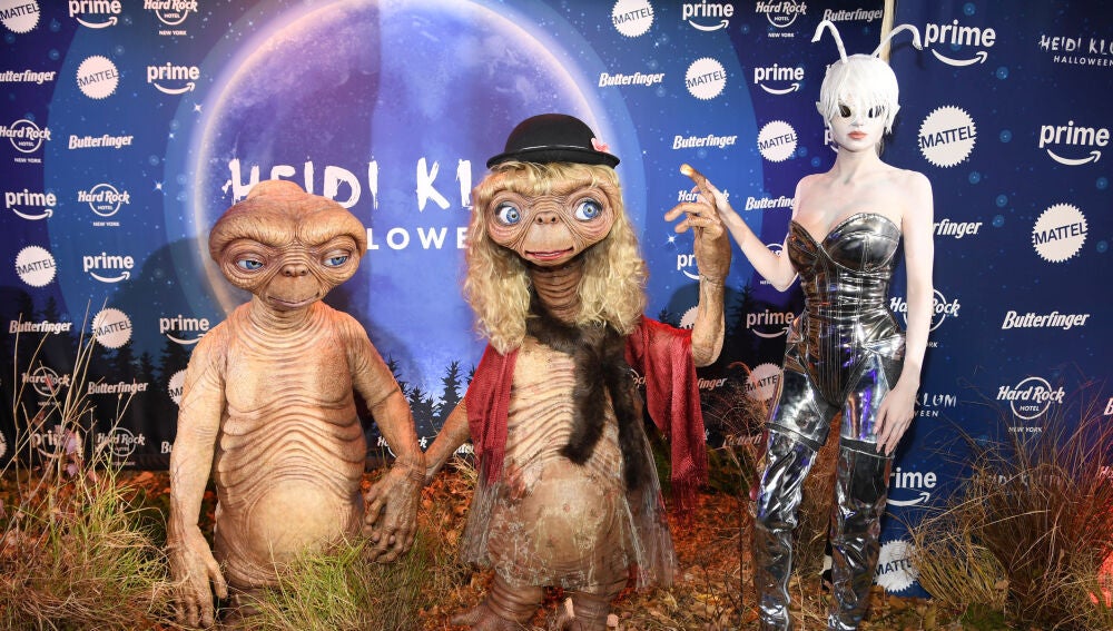 El disfraz de Heidi Klum para Halloween: la modelo se convierte en ET ...