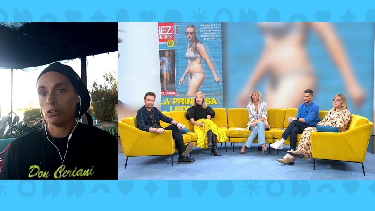 La dueña del chiringuito de la playa donde se fotografió en bikini a la princesa Leonor, habla ...