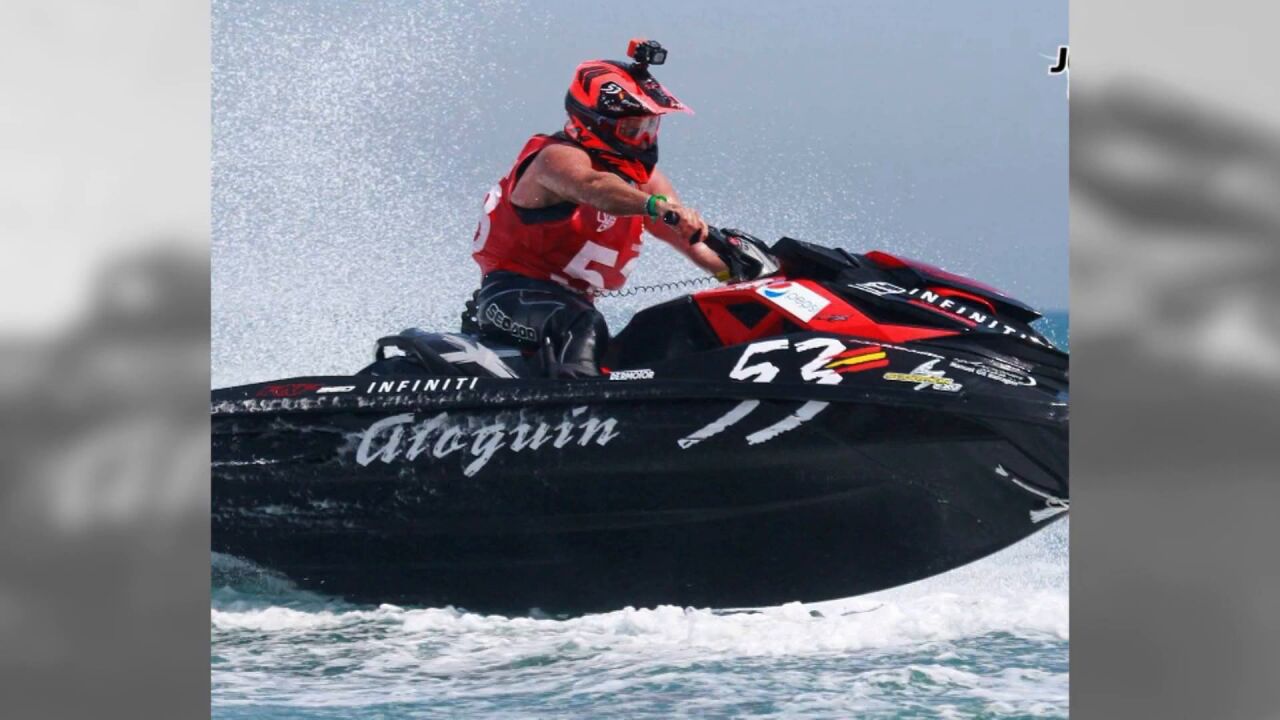 Juan Aloguín, una vida sobre una moto de agua: "Estoy corriendo con los ...
