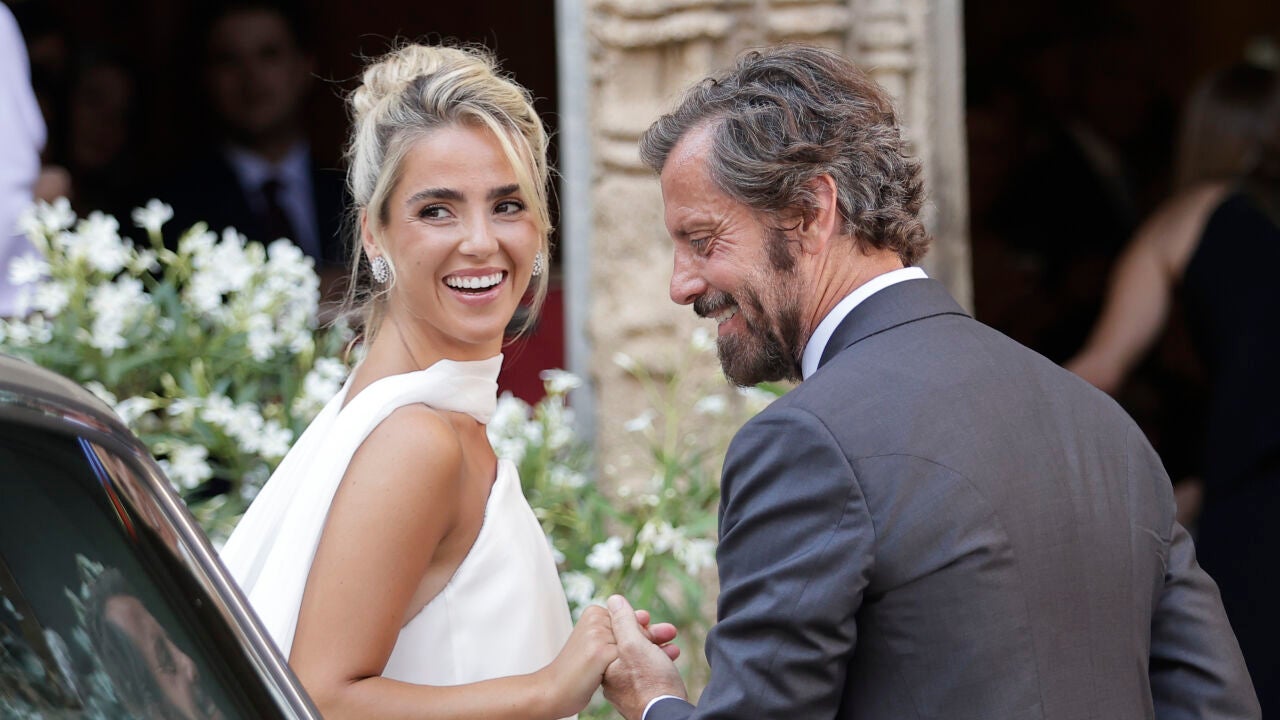 La emoción de Quique Sánchez Flores en la boda de su hija, Paty, con ...