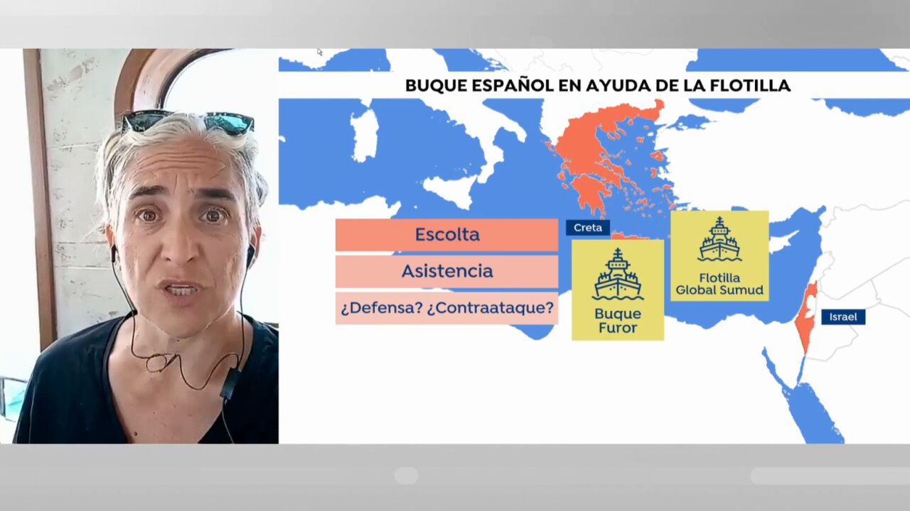 Ada Colau, desde la flotilla humanitaria con rumbo a Gaza: "Claro que ...