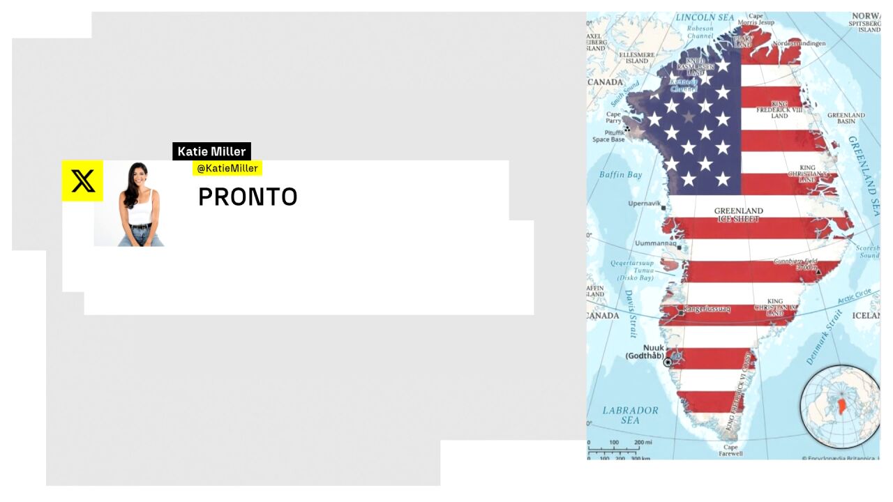 Groenlandia, próximo objetivo de Trump: Un mapa de la isla con la ...