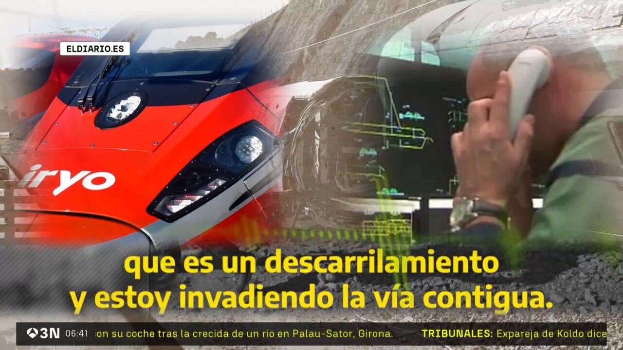 La llamada del maquinista del Iryo a Atocha: "Acabo de sufrir un ...